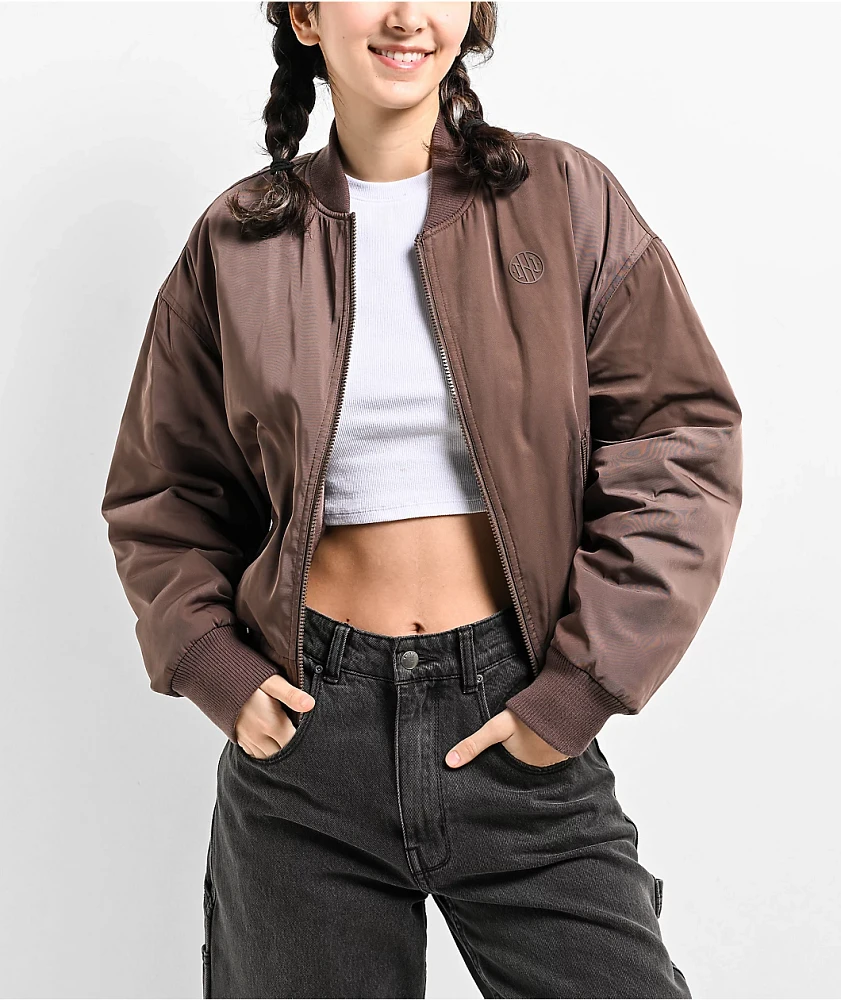 Ninth Hall Orion Brown Bomber Jacket | Hamilton Place