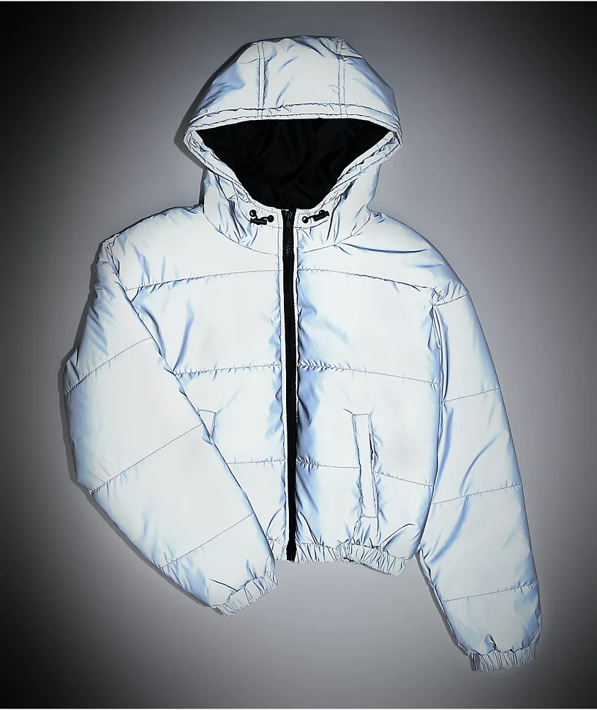 Ninth Hall Reflect Silver Puffer Jacket | Mall of America®