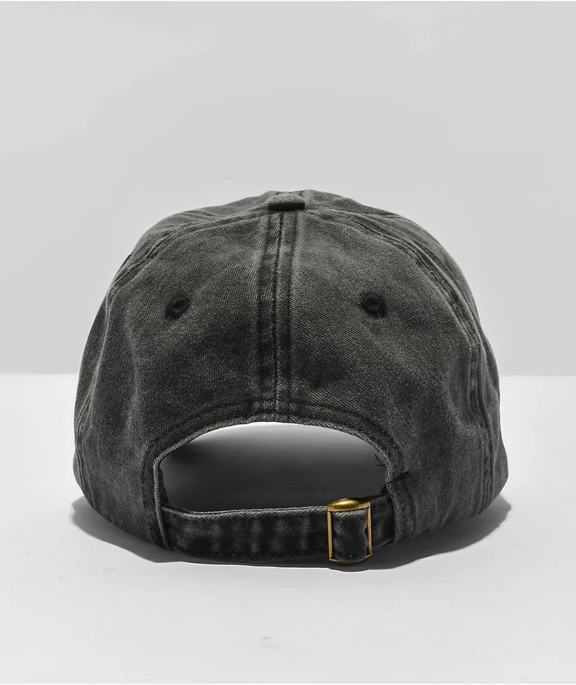 Ninth Hall Rinsed Black Strapback Hat at Mall of America® in ...