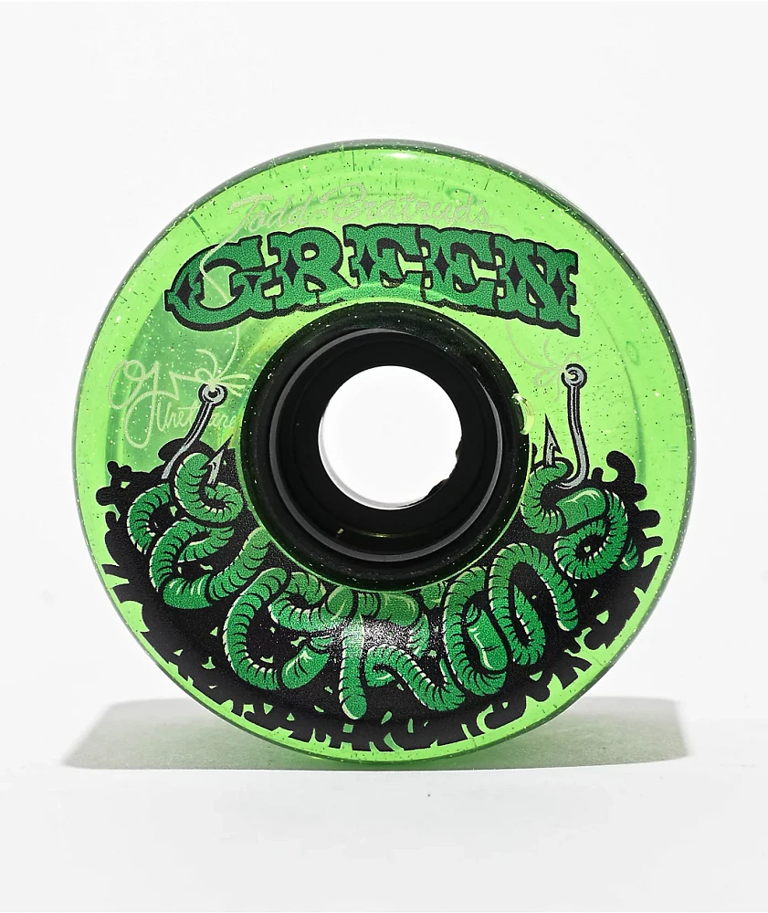 OJ Green Worms Super Juice 60mm 78a Clear Blue Cruiser Skateboard ...