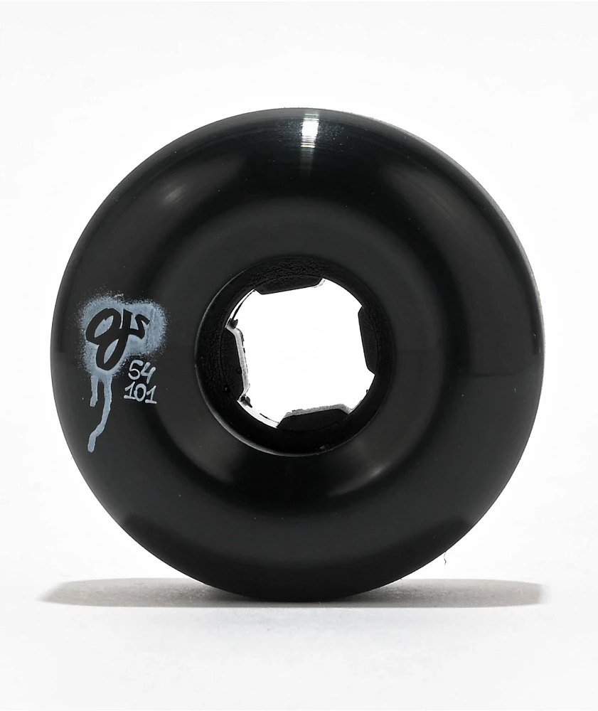 OJ Team Elite Throw Ups Chubbies 54mm 101a Black Skateboard Wheels at ...