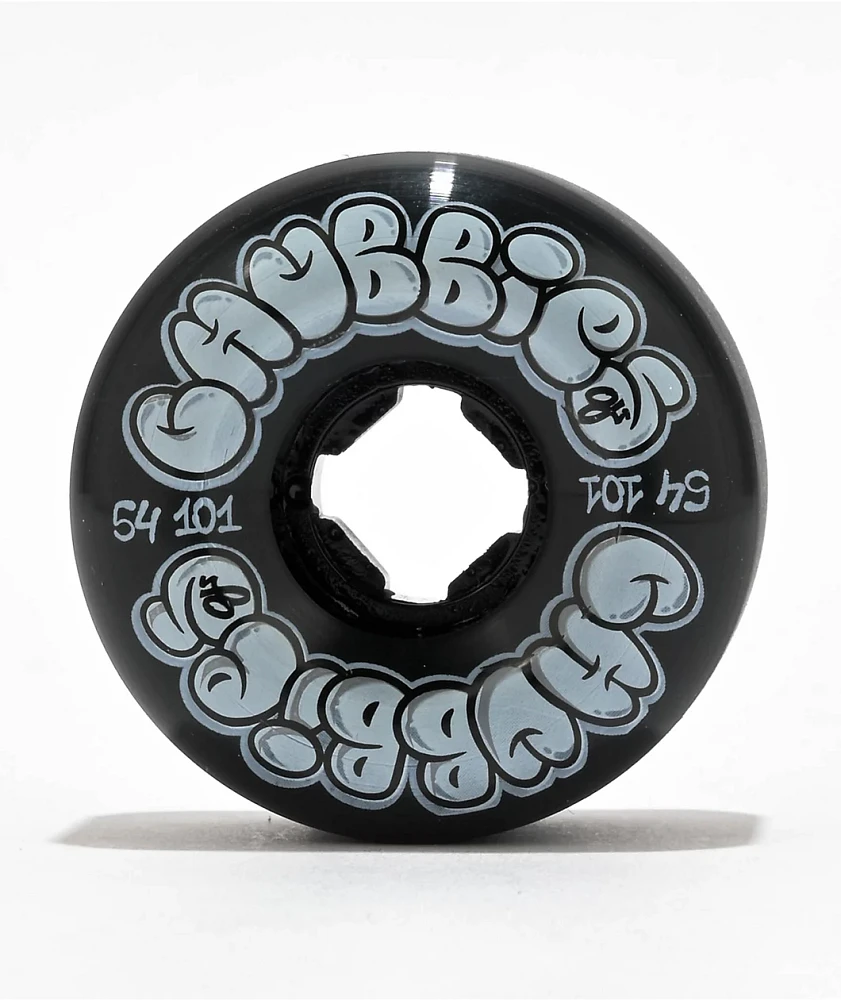 OJ Team Elite Throw Ups Chubbies 54mm 101a Black Skateboard Wheels at ...