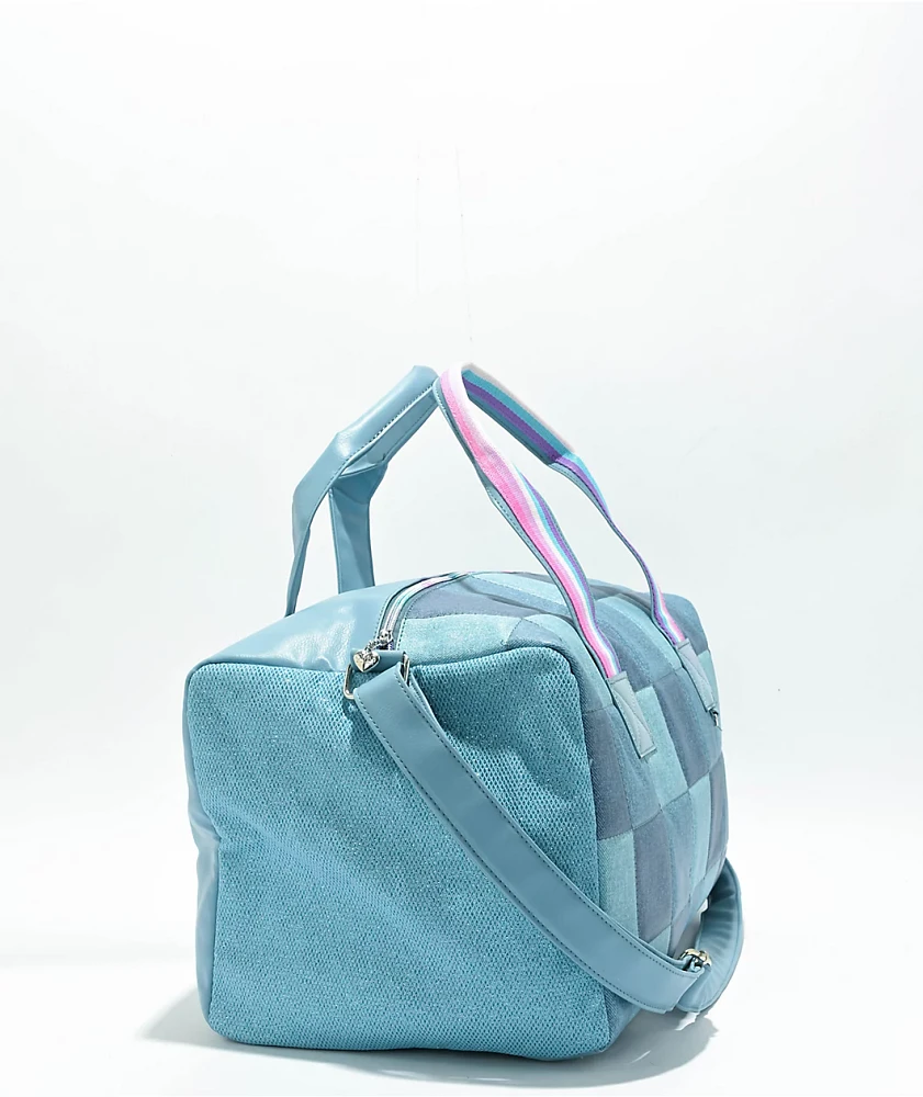 OMG Accessories Denim Checker Duffle Bag | Mall of America®