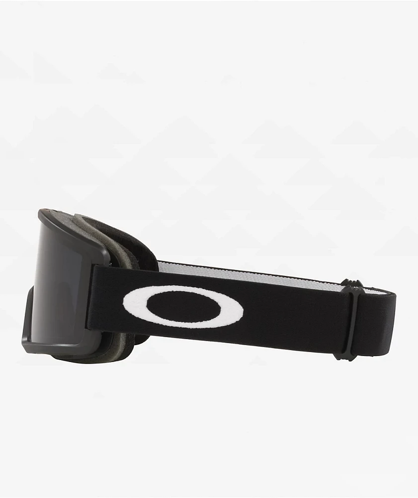 Oakley Target Line L Matte Black & Dark Grey Snowboard Goggles 2025 at ...