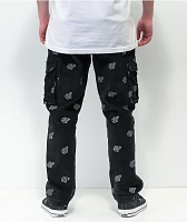 Odd Future All Over Embroideries Black Corduroy Cargo Pants | Hamilton ...