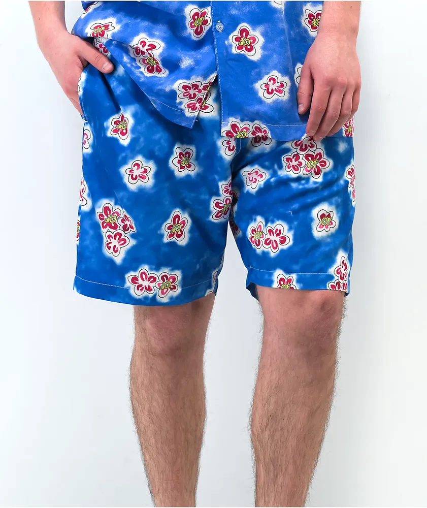 Odd Future Flowers Blue & Purple Board Shorts | Hamilton Place