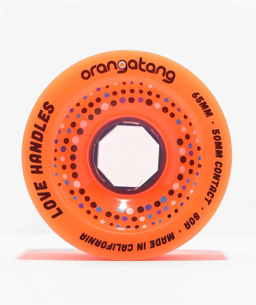 Orangatang Love Handles 65mm 80a Orange Longboard Wheels | Hamilton Place