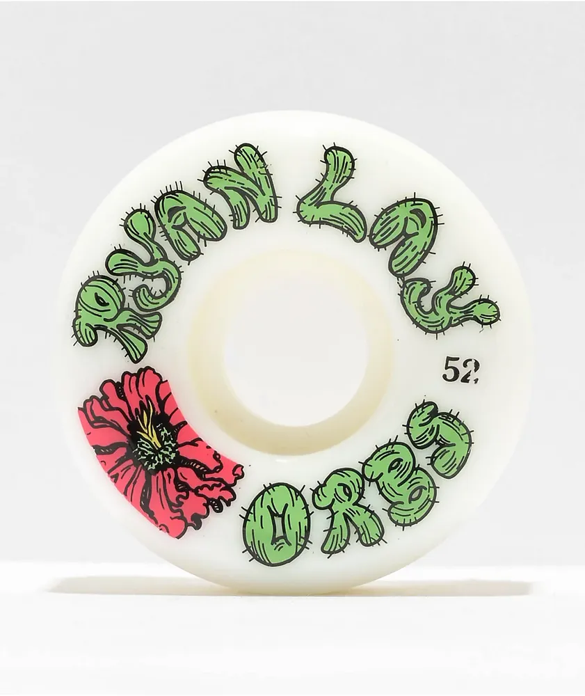 Orbs Lay Plasmathane 52mm 99a White Conical Skateboard Wheels | Mall of ...