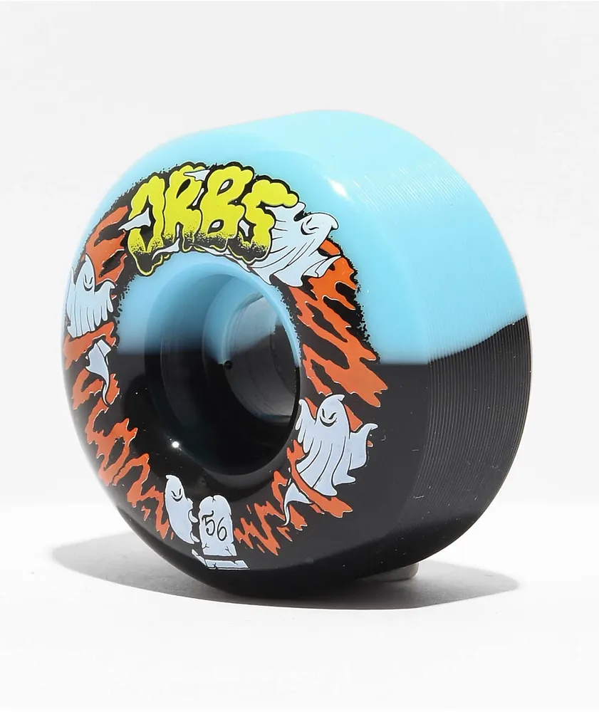 Orbs Wheels Apparitions Ghost 56mm 99a Black & Blue Skateboard Wheels ...