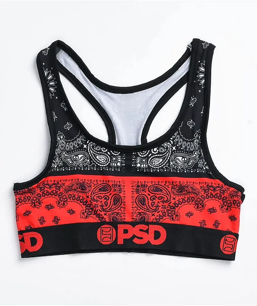 PSD Bandana Split Sports Bra | Hamilton Place