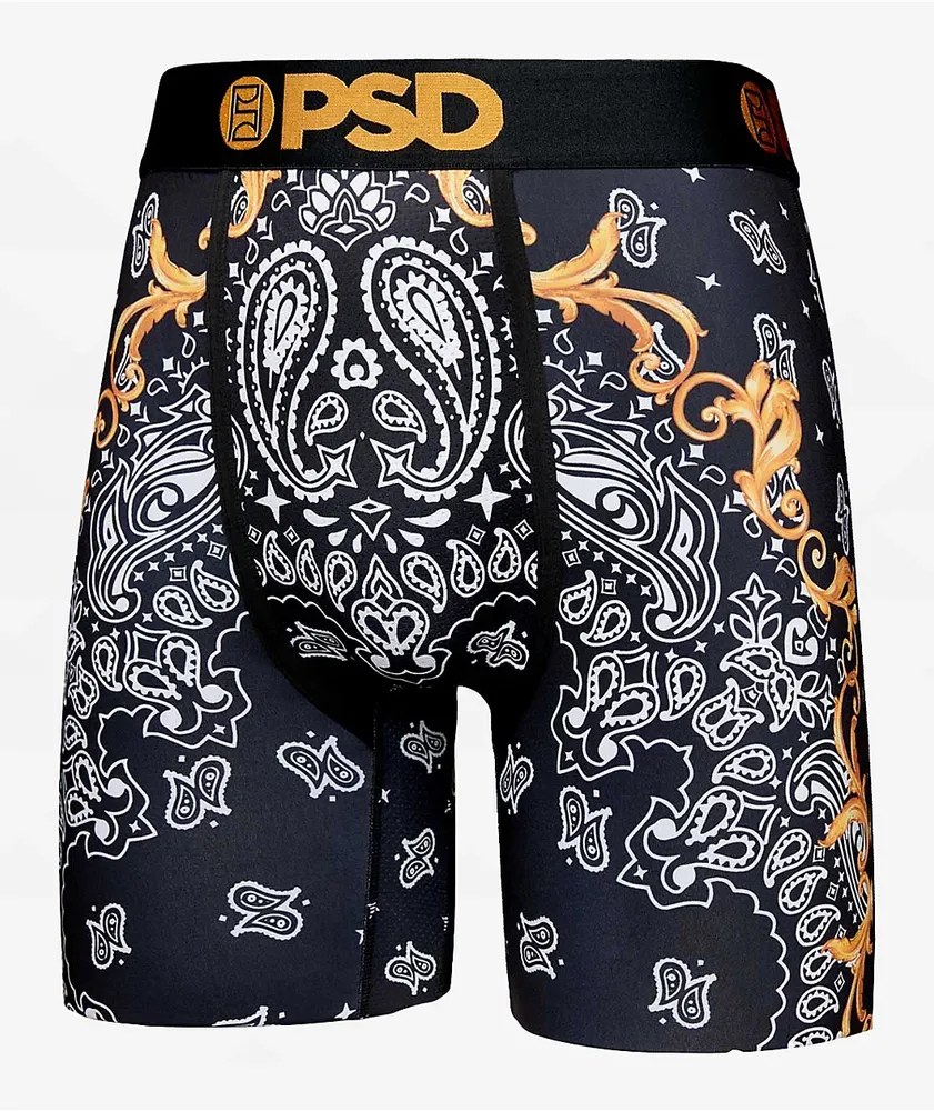 PSD Luxury Black Paisley Boxer Briefs | Mall of America®