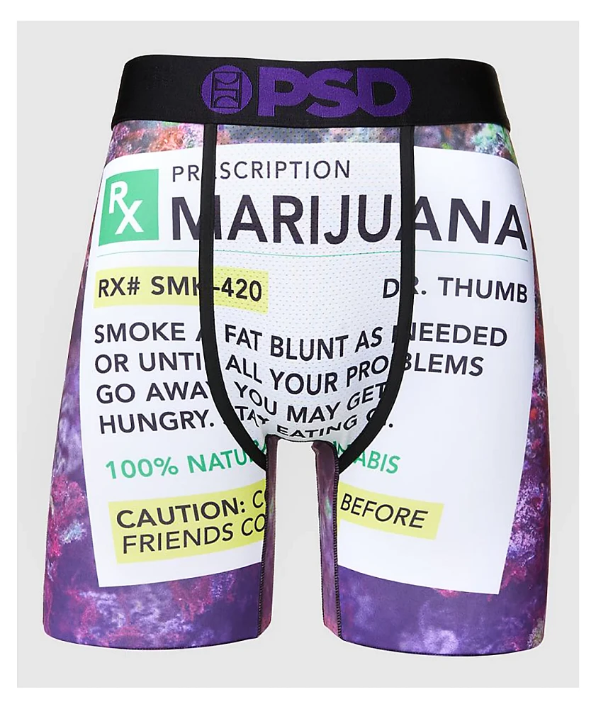 PSD MJ Prescription White & Purple Boxer Briefs | Hamilton Place