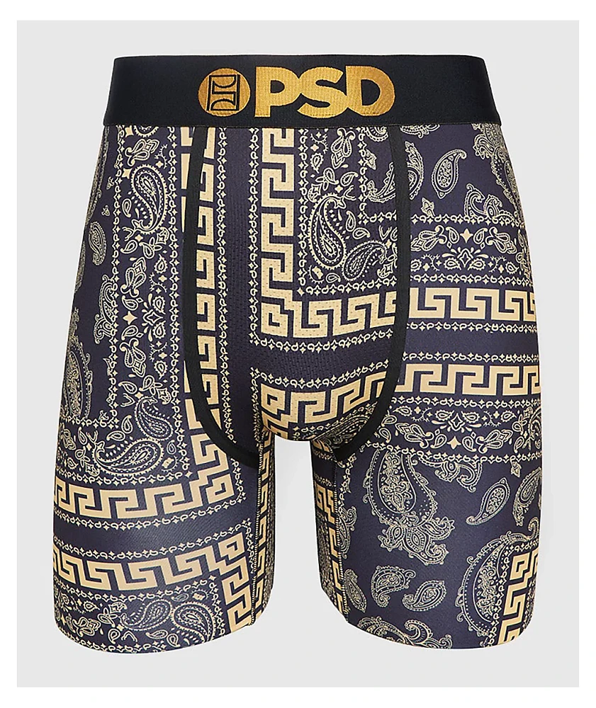 PSD Meander Lux Gold Boxer Briefs | Hamilton Place