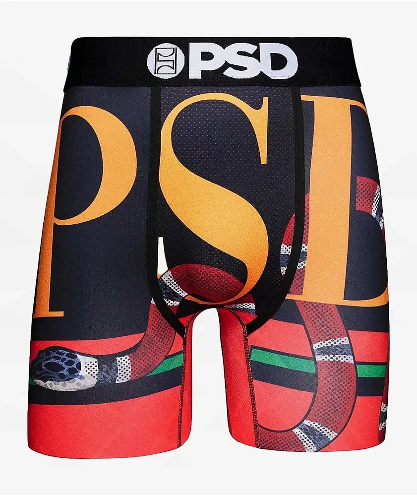 PSD Serpent Black Boxer Briefs | Hamilton Place