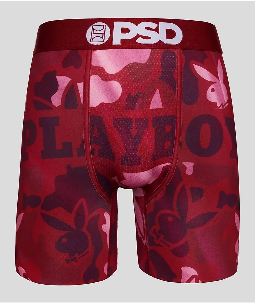 PSD x Playboy Red Silk Boxer Briefs | Hamilton Place
