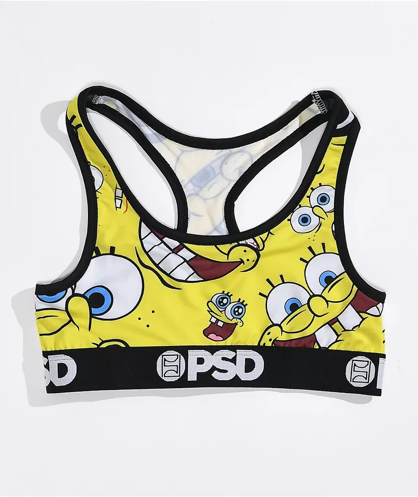 PSD x Spongebob Faces Sports Bra | Hamilton Place