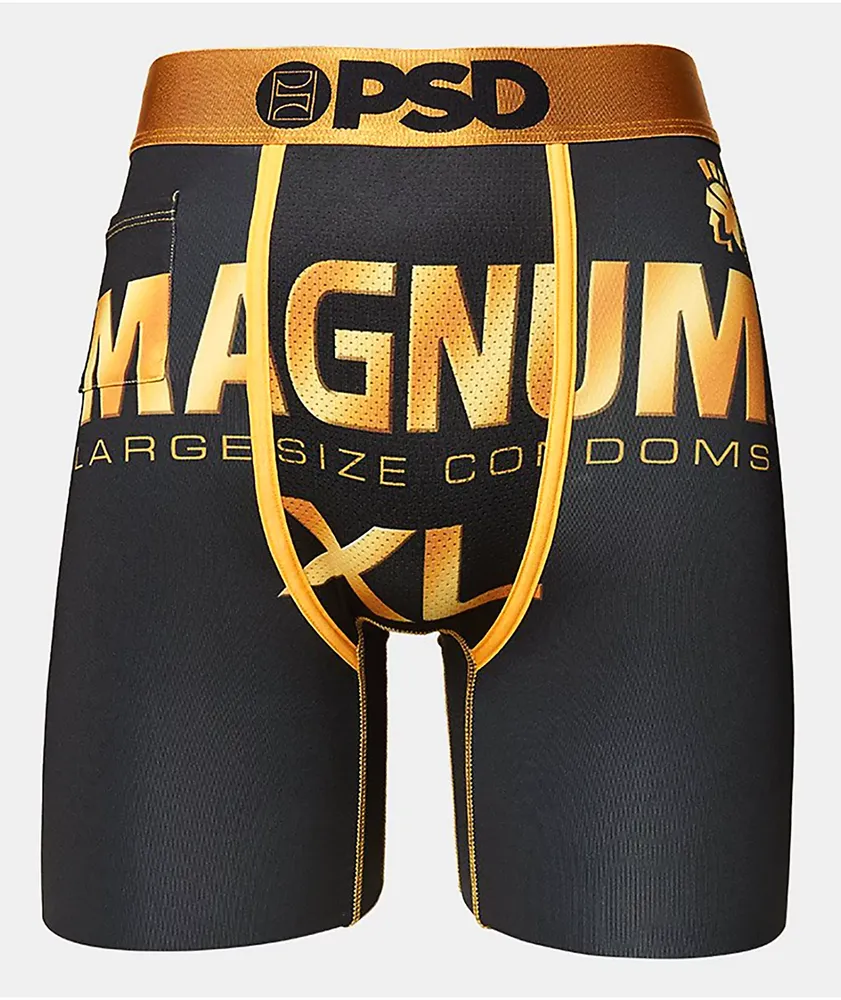 PSD x Trojan Magnum Black Boxer Briefs | Hamilton Place