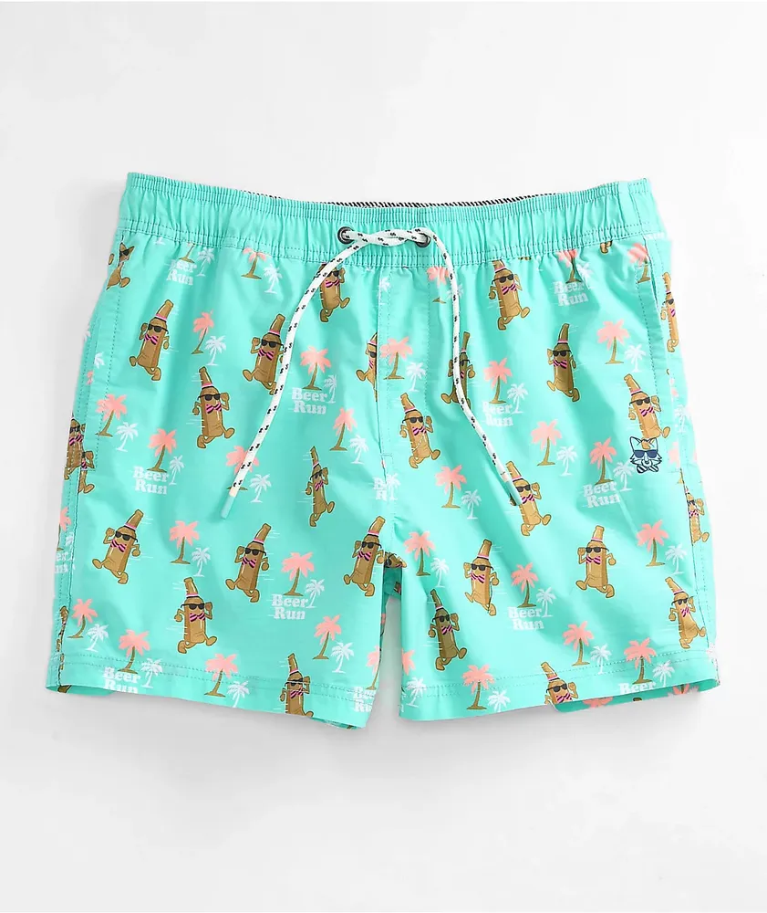Party Pants Beer Run Mint Board Shorts | Hamilton Place