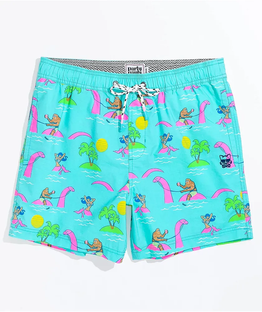 Party Pants Beerlieve Mint Board Shorts | Hamilton Place
