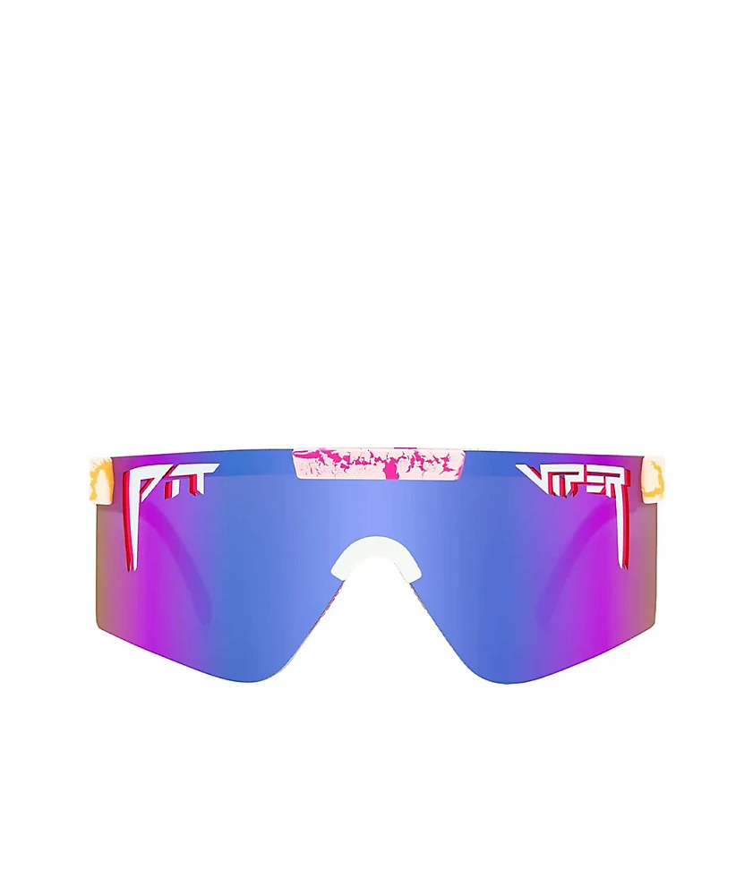 Pit Viper The 2000s Aftershock Polarized Blue & Purple Sunglasses ...