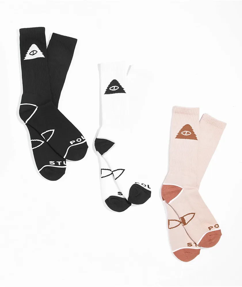 Poler Icon 3-Pack Crew Socks | Hamilton Place