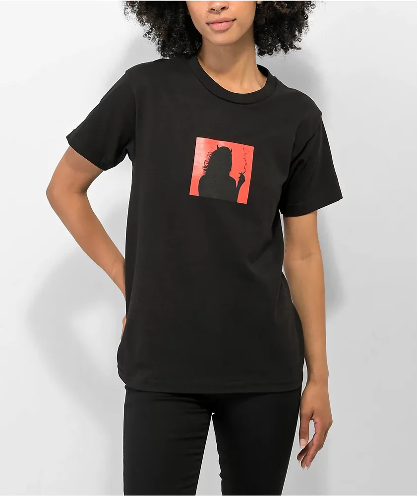 Popular Demand Burning Black T-Shirt | Hamilton Place