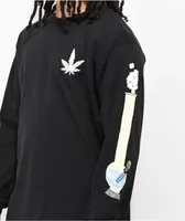 Porous Walker Bongleeve Black Long Sleeve T-Shirt | Hamilton Place