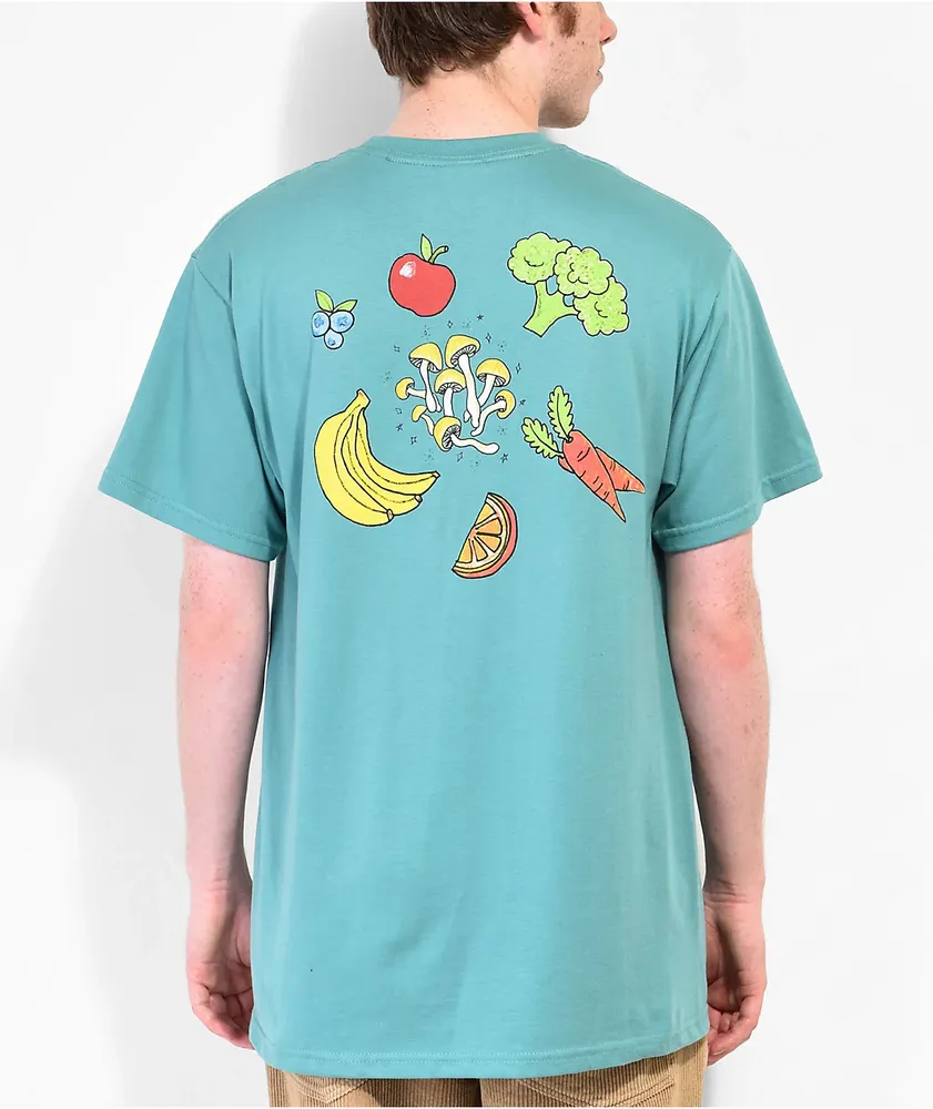 Porous Walker Eat Healthy Foods Teal T-Shirt | Hamilton Place