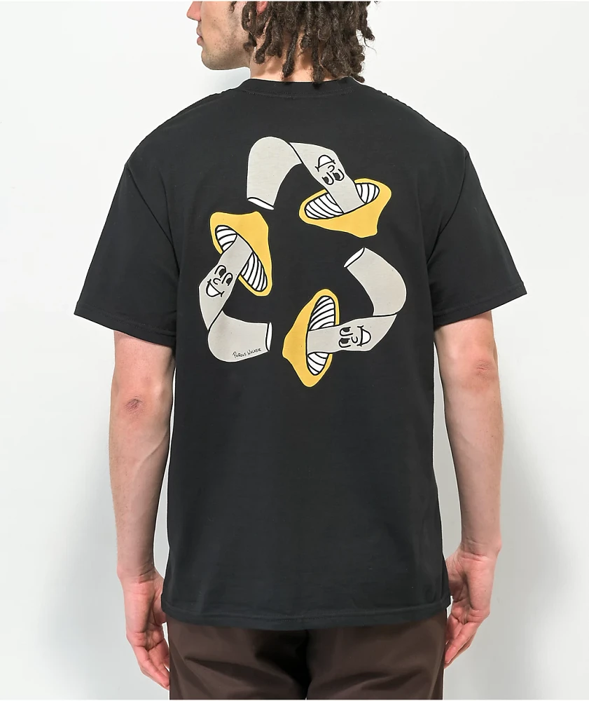 Porous Walker Mushin' Around Black T-Shirt | Hamilton Place