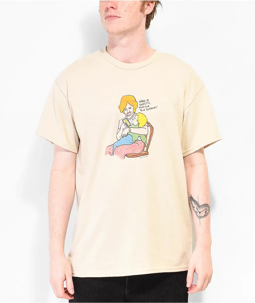 Porous Walker Parenting Tan T-Shirt | Hamilton Place
