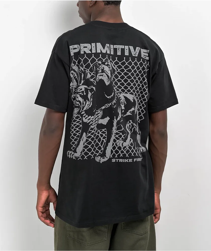 Primitive Warning Black T-Shirt | Hamilton Place