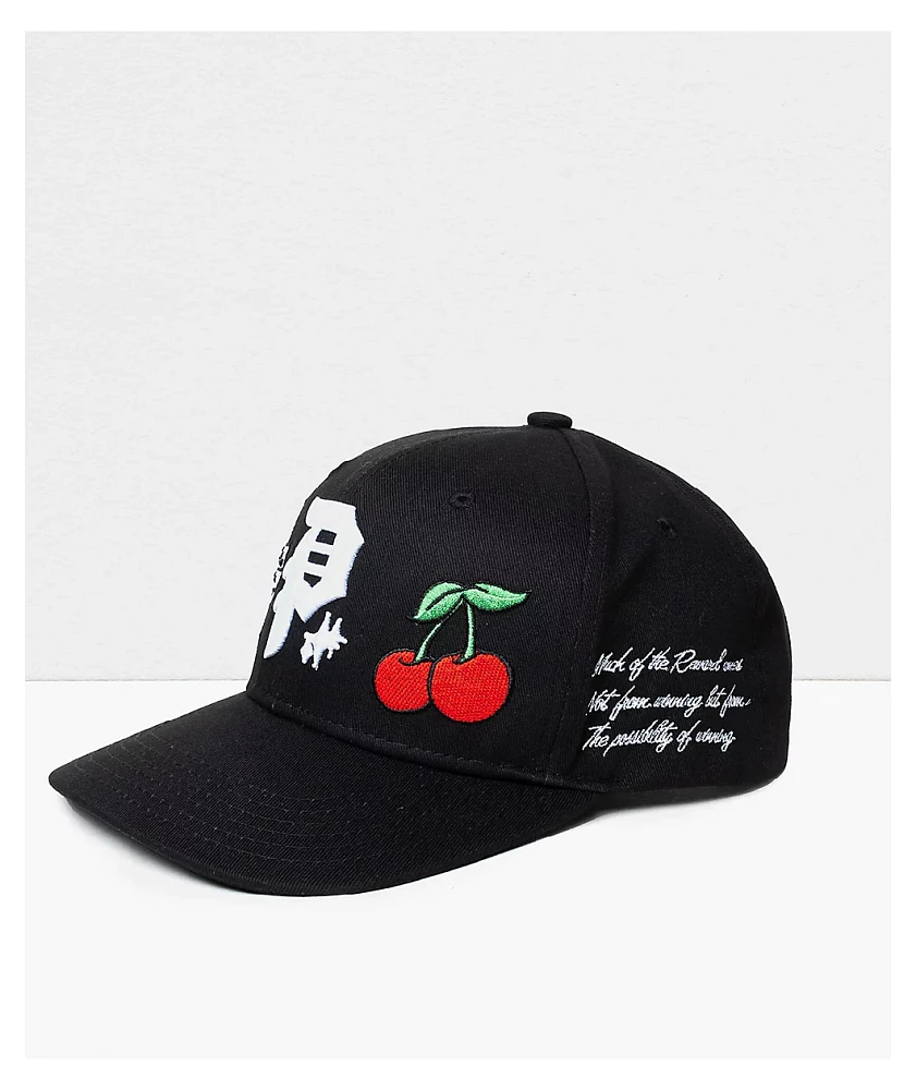 Primitive Winner Black Snapback Hat | Hamilton Place