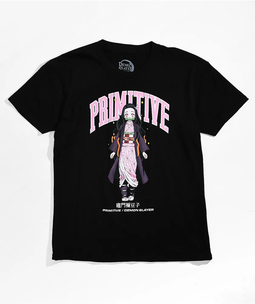 Primitive x Demon Slayer Kids Nezuko Kamada Black T-Shirt | Hamilton Place