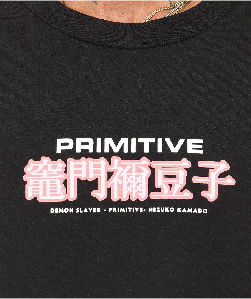 Primitive x Demon Slayer Nezuko Kamado Black T-Shirt at Mall of America ...