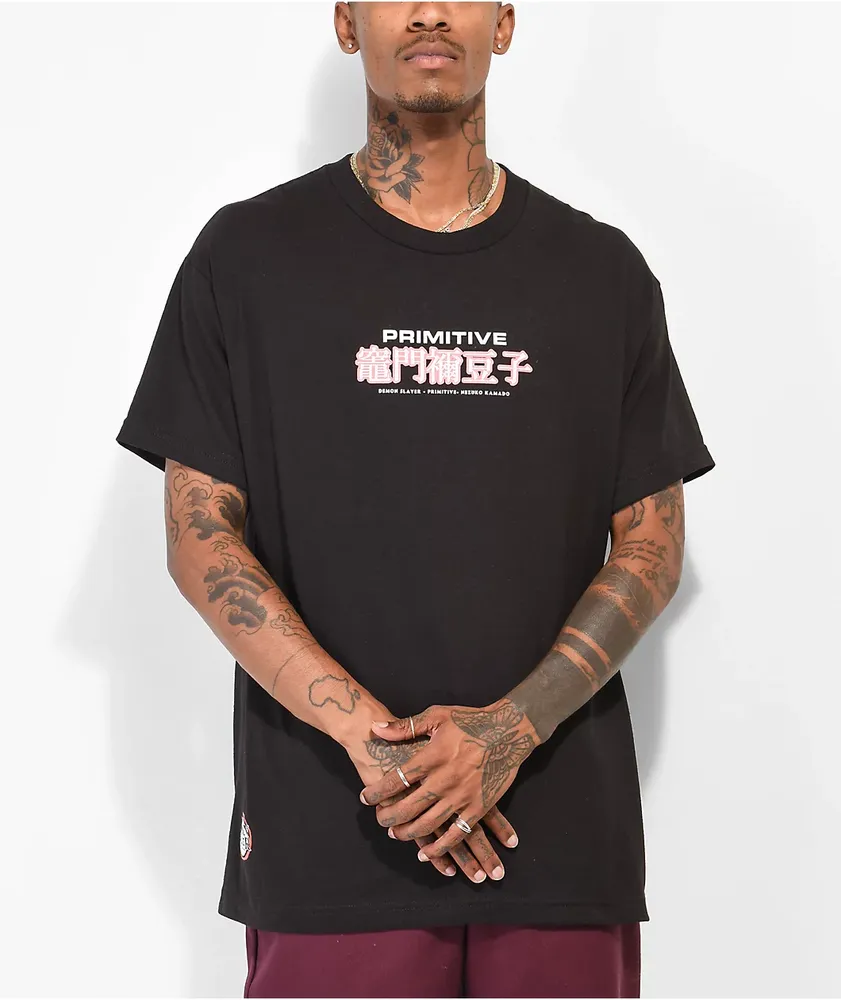 Primitive x Demon Slayer Nezuko Kamado Black T-Shirt at Mall of America ...