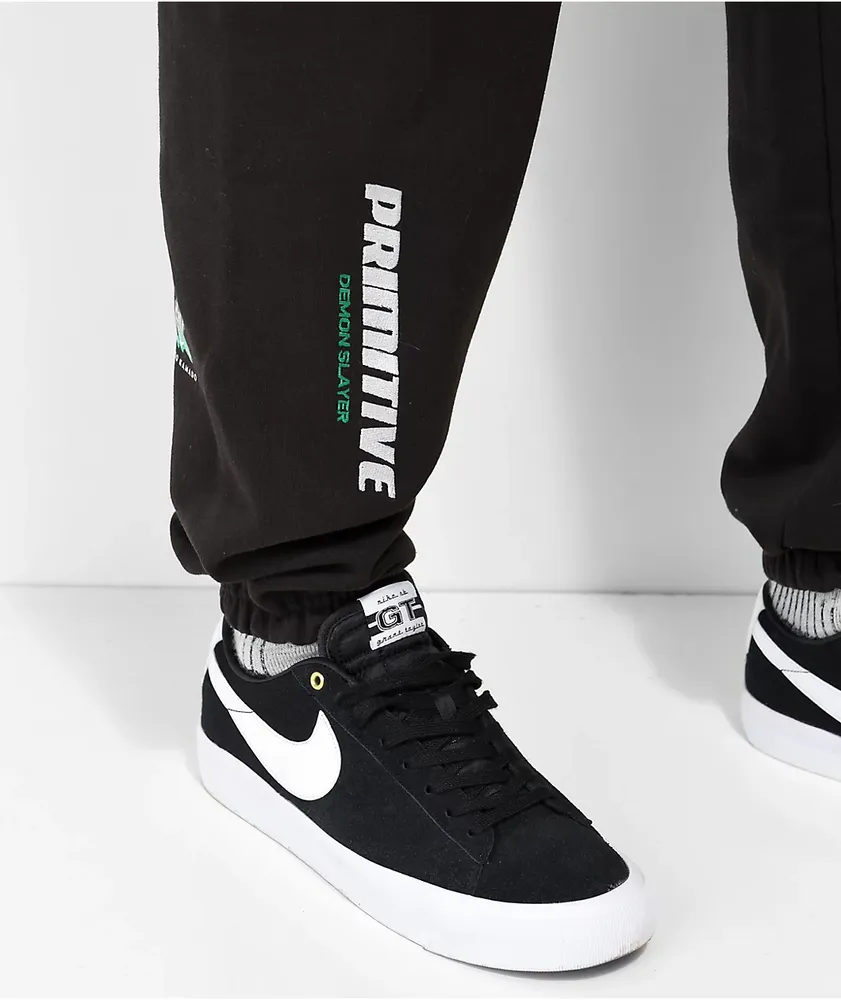 Primitive x Demon Slayer Tanjiro Kamado Black Sweatpants at Mall of ...