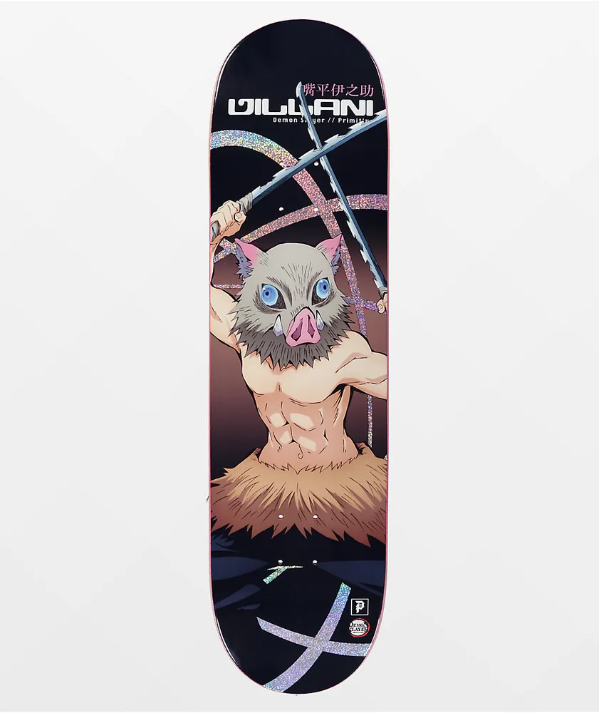 Primitive x Demon Slayer Villani Inosuke 8.5" Skateboard Deck ...