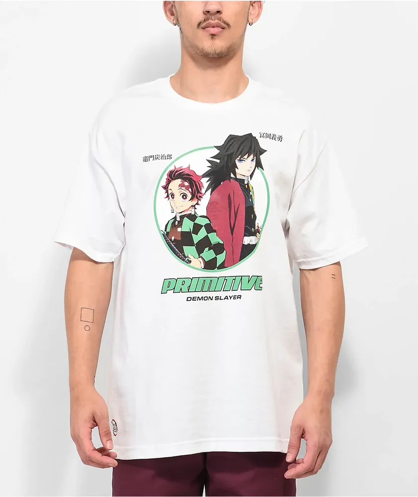 Primitive x Demon Slayer White T-Shirt | Hamilton Place