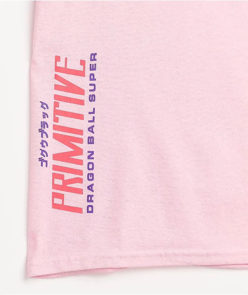 Primitive x Dragon Ball Super Goku Black Rose Pink T-Shirt at Mall of ...