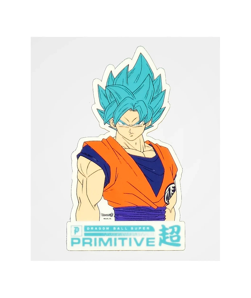 Primitive x Dragon Ball Super Goku Sticker | Hamilton Place