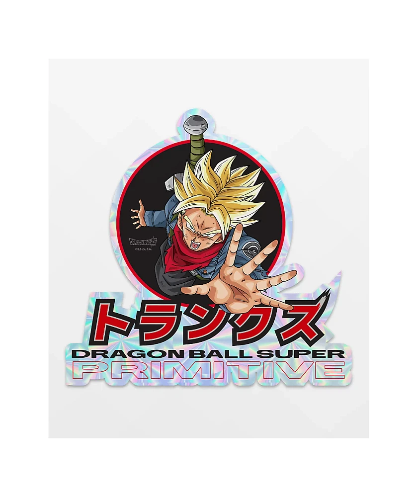 Primitive x Dragon Ball Super Trunks Phases Sticker at Hamilton Place ...