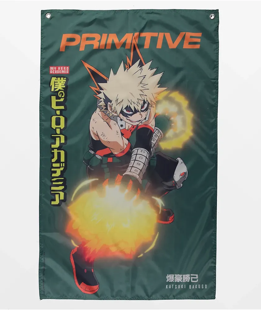 Primitive x My Hero Academia Katsuki Bakugo Banner | Hamilton Place
