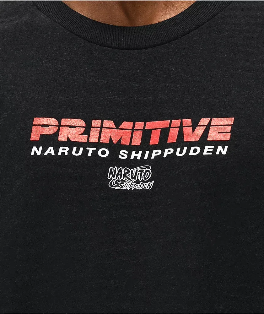 Primitive x Naruto Shippuden Itachi Uchiha Black T-Shirt at Mall of ...