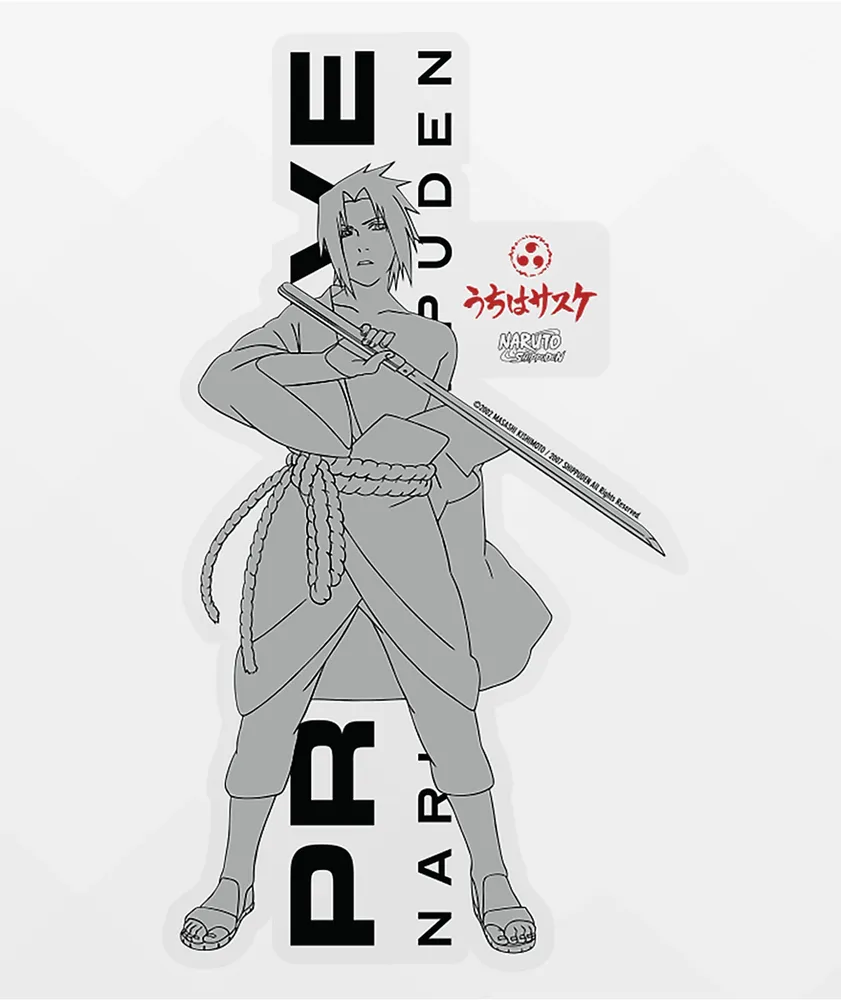 Primitive x Naruto Shippuden Sasuke Blade Sticker | Hamilton Place