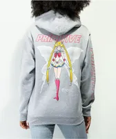 Primitive x Sailor Moon Super Sailor Moon Grey Hoodie | Liberty Center