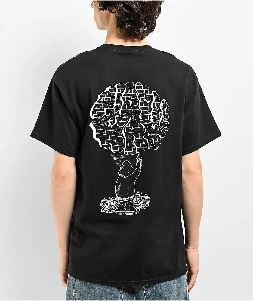 Purple Wax Banger Logo Black T-Shirt | Hamilton Place