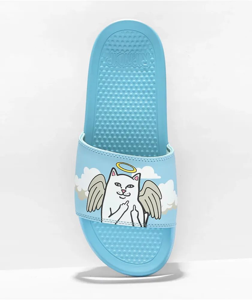 RIPNDIP Lord Angel Blue & White Slide Sandals | Mall of America®