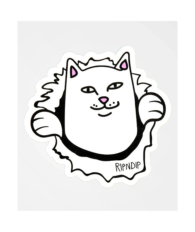 RIPNDIP Nermaniac Sticker at Hamilton Place in Chattanooga, TN