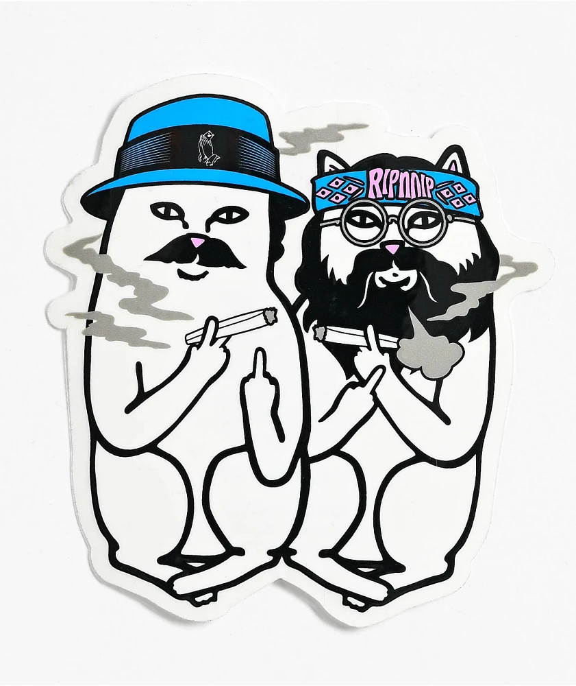 RIPNDIP x Cheech And Chong Smoke One Sticker | Liberty Center