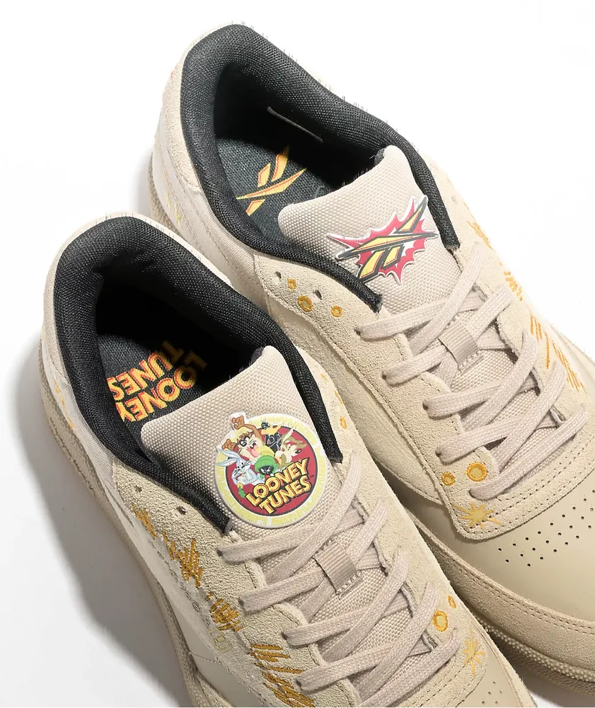 Reebok x Looney Tunes Club C 85 Pebble & Core Black Shoes | Mall of ...